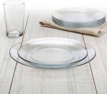 Duralex Lys Clear Dinner Plate 28 cm Dinner Plate Price in India - Buy ...
