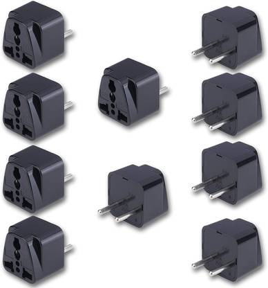 MX 3 PIN (Type-D) Universal Socket Plug Converts 5 Amps to 15 Amps ...