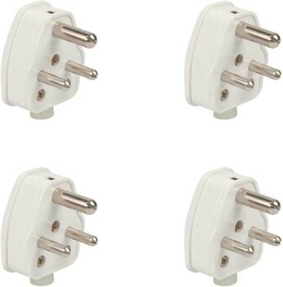 ANCHOR 6A 3 Pin Plug Top 240V. (Pack of 4) 6 A Three Pin Socket Price ...