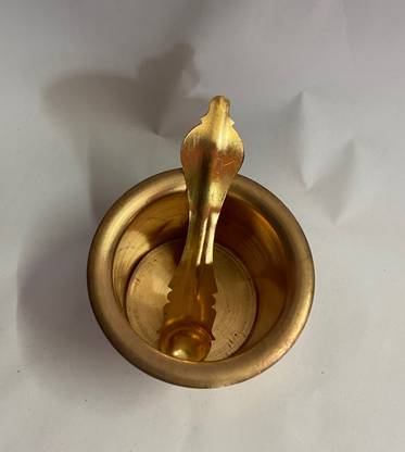 Sri Prajna Pooja Copper Panchapatra uddarane set pooja Copper Price in ...