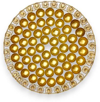TheCraftKnights 56 Bhog Thali - Round Traditional Pooja Thali Iron ...