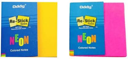 Flipkart.com | Oddy 3"x3" Sticky Notes (Pack of 2,Total - 160 Pads) 80 ...