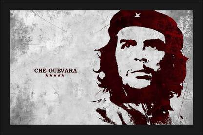 Che Guevara Motivational Poster with A4 Size Frame F-220 Paper Print ...