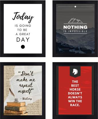 Motivational Quotes Paper Print - Quotes & Motivation posters in India ...