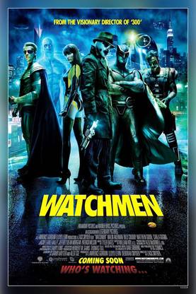 Watchmen Rorschach Silk Spectre Dr Manhattan Malin Akerman The Comedian ...