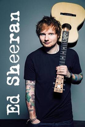 Poster Ed Sheeran Singer Guitarist sl-14287 (LARGE Poster, 36x24 Inches ...