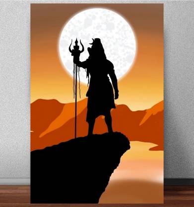 Lord Shiva Poster for home and office Photographic Paper - Religious ...