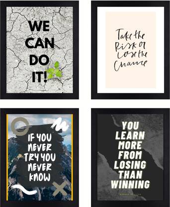 Motivational Quotes Paper Print - Quotes & Motivation posters in India ...
