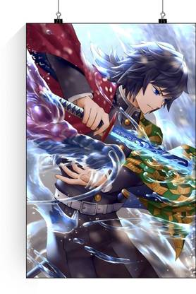 Giyu Poster | Demon Slayer Giyu Tomioka Poster | Demon Slayer Water ...