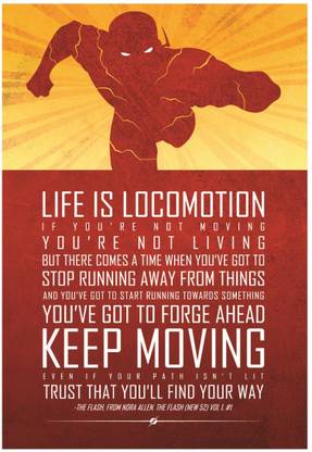 Flash Art Motivational Inspirational Quote Wall Poster A3 Size ...