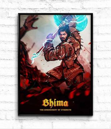 Madhavan As Bhima Kollywood Mahabharata Poster Photographic Paper ...