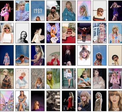 Taylor Swift Posters, Wall Collage Kit Aesthetic || 40 Unique Poster ...