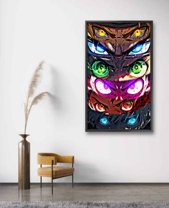 VIRGIN ARTS | MIX ANIME CHARACTERS EYES | NARUTO GON GOJO GOKU LUFFY ...