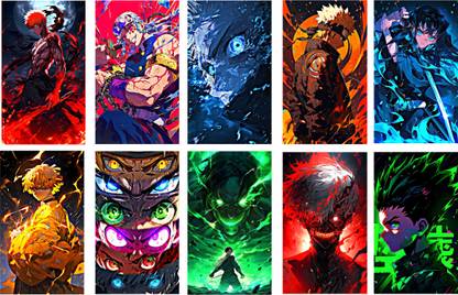 MIX ANIME WALL POSTERI ICHIGO , NARUTO , TENGEN , GOJO , MUICHIRO ...