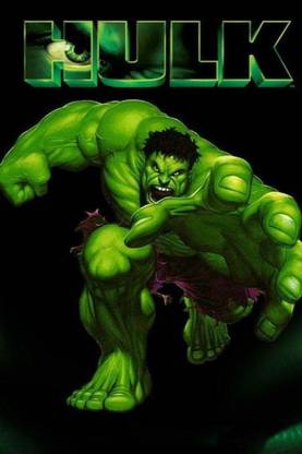 Superhero Cartoon Poster for Room Wall Decoration, Size - 12 X 18 ...