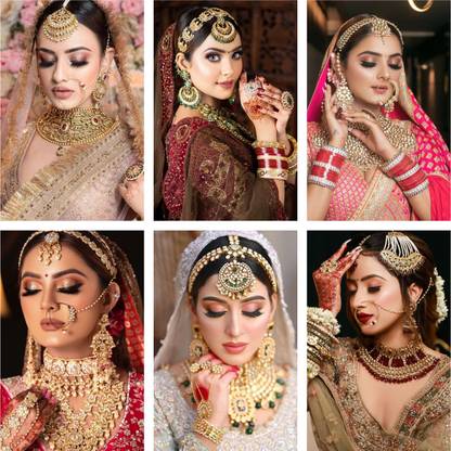 beauty parlour Bridal Mackup Wall Poster|| Set of 6 || Hd quality ...