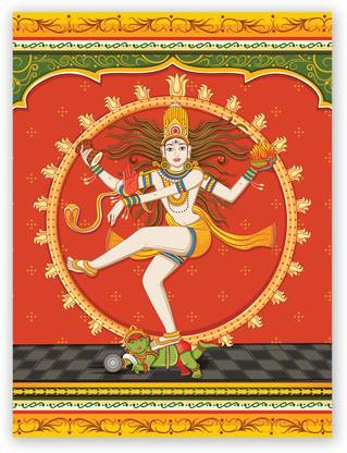 Lord Nataraja Poster Hindu God Photo Poster Room Decoration Size 24 X ...