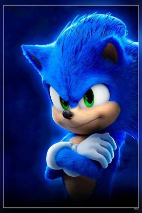 Sonic The Hedgehog Matte Finish Poster P-9550 Paper Print - Animation ...