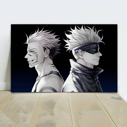 Gojo And Sukuna Sad poster | Jujutsu Kaisen Gojo and Sukuna Sad Faces ...