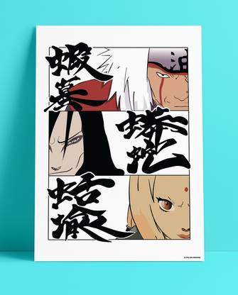 YAA - Naruto : Toad , Snake & Slug Collage New Premium Design Anime ...