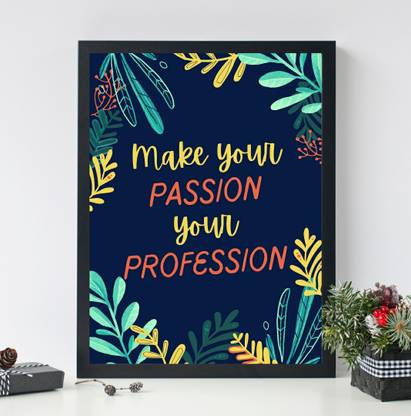 Motivational Brainy Wall Framed Poster Paper Print - Quotes ...