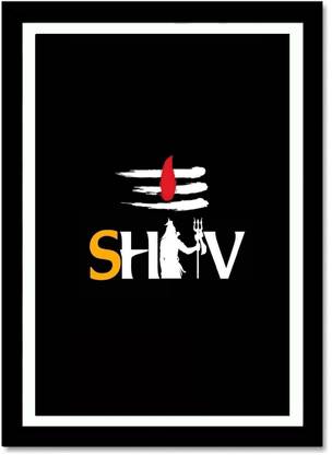 Shiv ji Poster for Room,Lord Shiva framed poster Photographic Paper ...