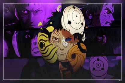 Uchiha Obito Naruto Shippuuden Hd Matte Finish Poster Paper Print ...