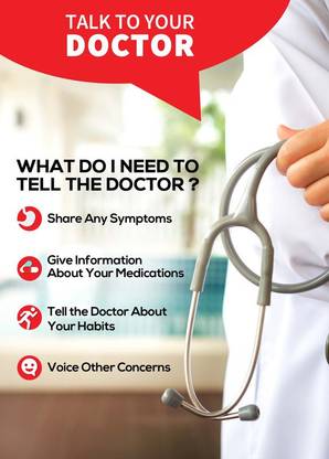 Poster Talk To Your Doctor sl-10198 (Wall Poster, 13x19 Inch, Matte ...