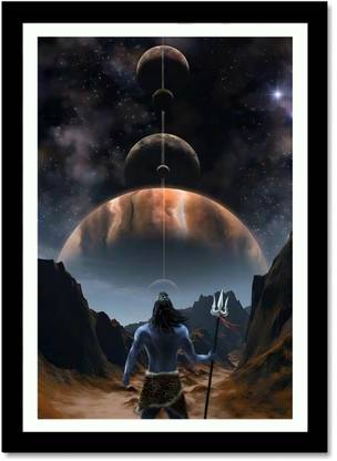 Shiv ji Poster for Room,Lord Shiva framed poster for room and home ...