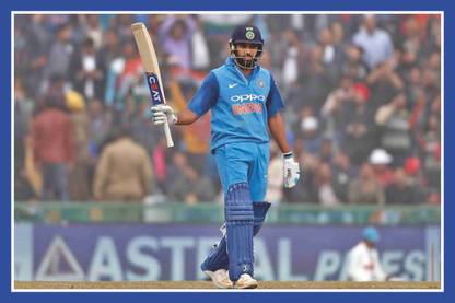 ROHIT SHARMA Multi Colour Waterproof Vinyl Sticker Multicolor Wall ...