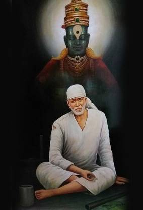 Poster Sai Baba With Narayan Ji (Large Print, 36x24 Inches, Banner ...