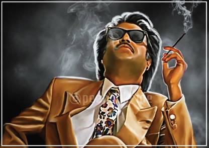 Thalaivar Rajinikanth I Rajinikanth I Tamil Cinema Wall Poster A4 Fine ...