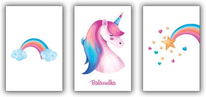 Balasudha Magical Unicorn Paintings / Posters for girls / Posters for ...