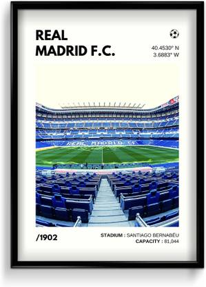 Real Madrid F.C Poster For Aesthetic Wall Decoration Football Club Wall ...