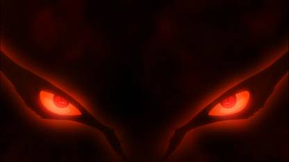 Poster Anime Eye Kurama Naruto Nine Tails sl-16722 (Wall Poster, 13x19 ...