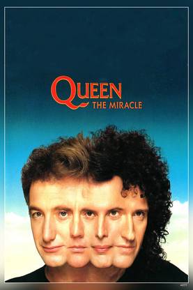 Queen - The Miracle Album Cover Matte Finish Poster Paper Print ...