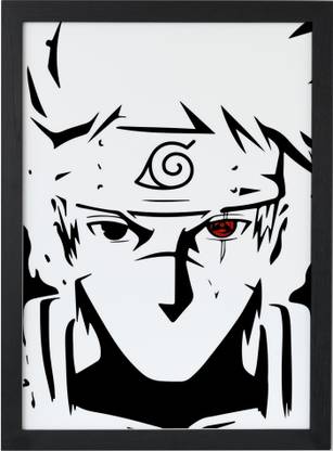 naruto poster with frame kakashi poster (Size_13x9.8 inch) Paper Print ...