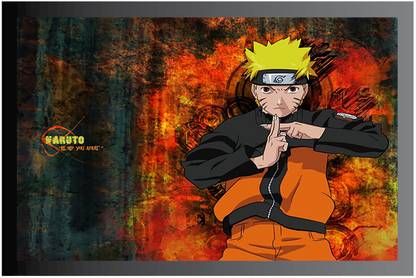 Naruto Poster with Frame Gloss Lamination M83 Paper Print - Animation ...