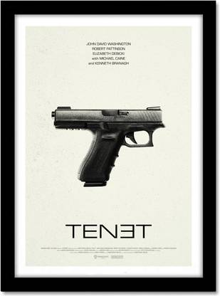 Tenet Movie Framed Poster With Acrylic Sheet For Room & Office Paper ...