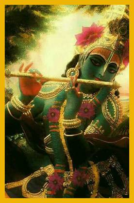 'Indian God - Krishna Poster' (Pack of 1) for Room & Office Paper Print ...