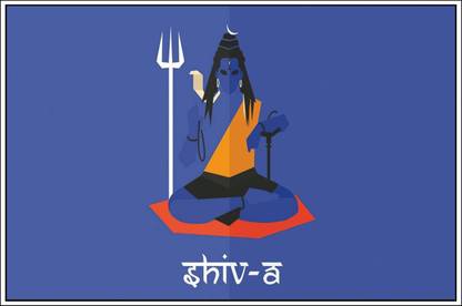 Poster Shiva Large Poster sl-9122 (Large Print, 36x24 Inches, Banner ...