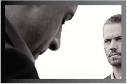 Fast and Furious Movie Frame Poster For Room Synthetic Wood Gloss ...