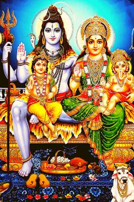 Shiv ji Poster Shiv Parvati,Mahadev,Mahakal,Bholenath,Lord Shiva, Hindu ...