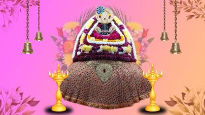 Khatu Shyam Baba HD Real Photo Sticker (Pack of 1) 88.9 cm 3D Poster ...