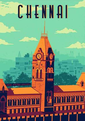 Chennai Central Poster Photographic Paper - Movies posters in India ...