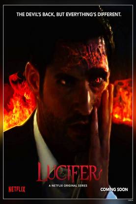 Lucifer Television Series Matte Finish Poster Paper Print - Animation ...
