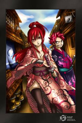 Fairy Tail Anime Series Hd Matte Finish Poster Paper Print - Animation ...