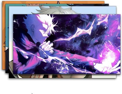 Pack of 4 Jujutsu Kaisen All Members Combo Poster | Anime Poster | Pack ...