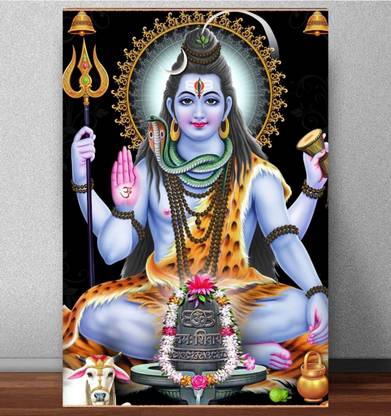 Shiv Ji Poster for home and office Photographic Paper - Religious ...
