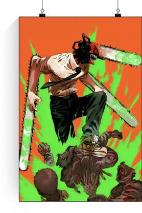 Chainsaw Man Denji Badass Poster | Denji Chainsaw Man Poster | Denji ...